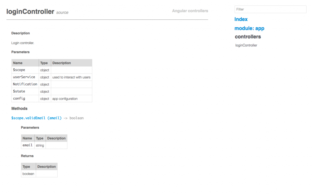 Documenter son code Angular avec angular-jsdoc | Simplx, le blog Documenter son code Angular avec angular-jsdoc | Simplx, le blog